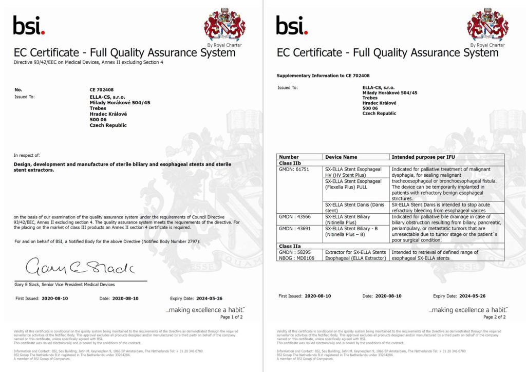 About company - ELLA-CS, s.r.o. - český výrobce zdravotnických prostředků pro GIT