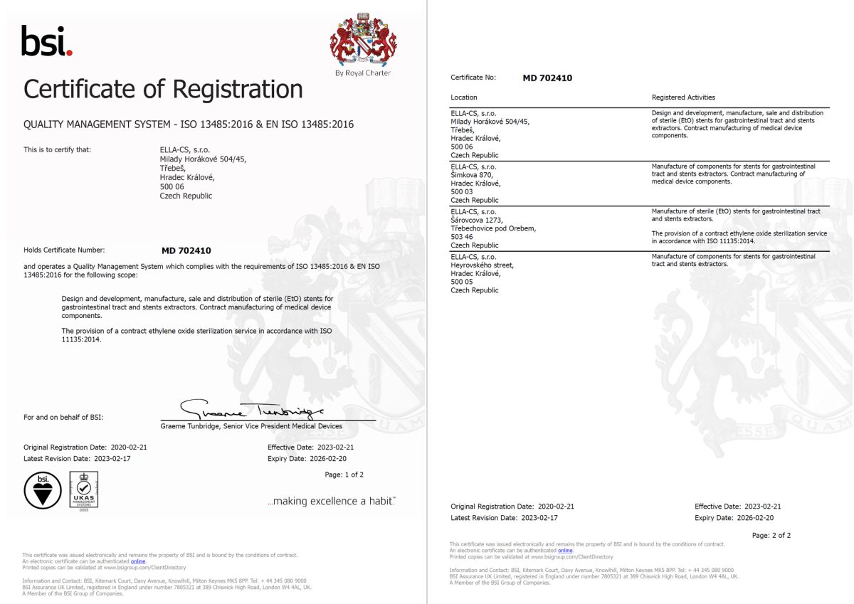 About company - ELLA-CS, s.r.o. - český výrobce zdravotnických ...